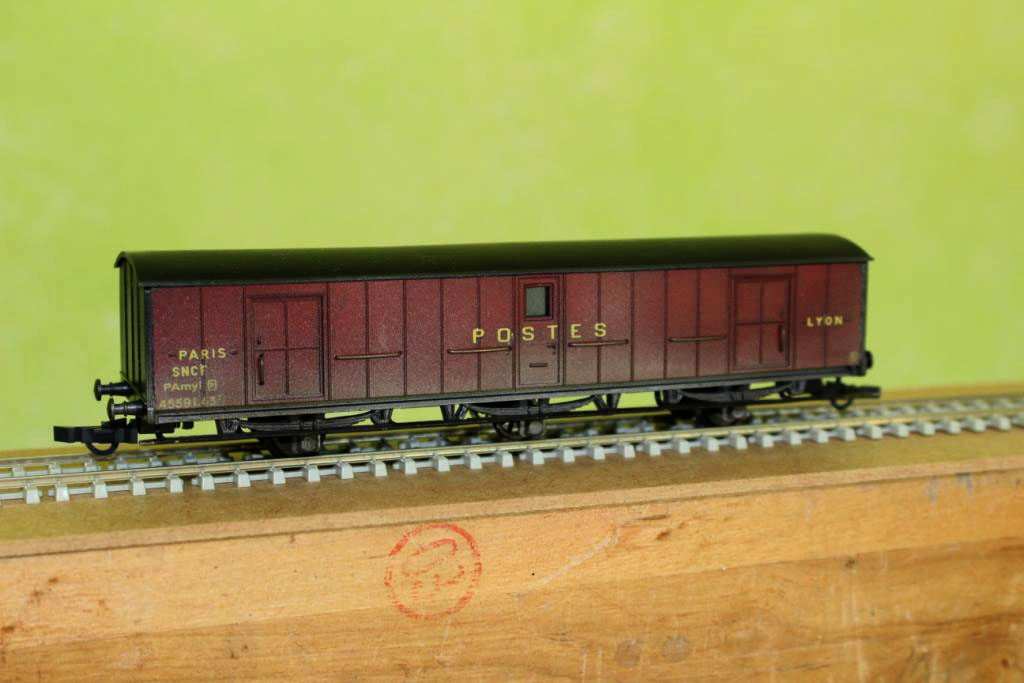 Décalcomanies à eau – Wagon Poste ex PLM - CustomDecal.fr