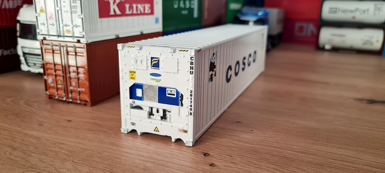 Décalcomanies à eau – Container frigorifique Cosco 1/50 - CustomDecal.fr