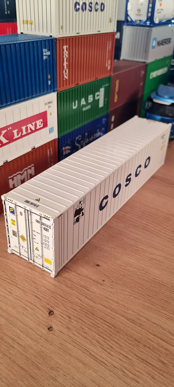 Décalcomanies à eau – Container frigorifique Cosco 1/50 - CustomDecal.fr